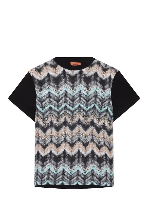 Missoni Printed Cottonjersey Tshirt - Black