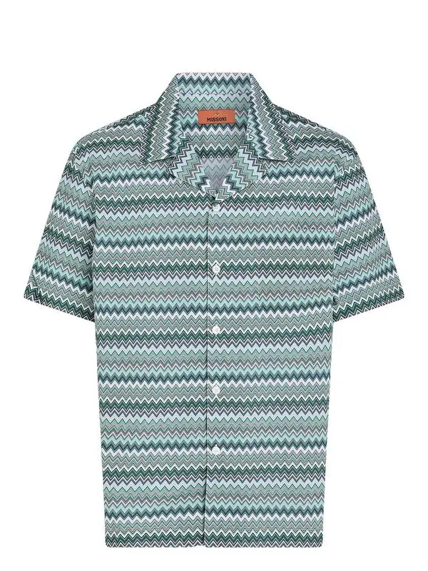 Missoni Printed Cottonpoplin Shirt - Green