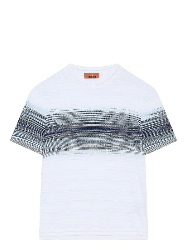 Missoni Spacedyed Cottonjersey Tshirt - White