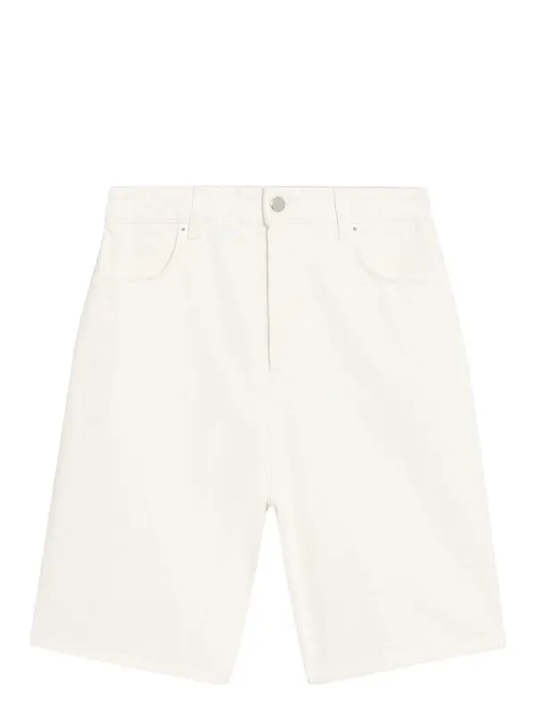 Loulou De Saison Isu Denim Shorts - Ivory