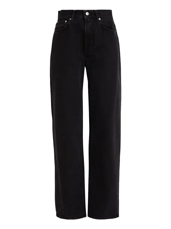 Loulou De Saison Samur High-rise Straight-leg Jeans - Charcoal