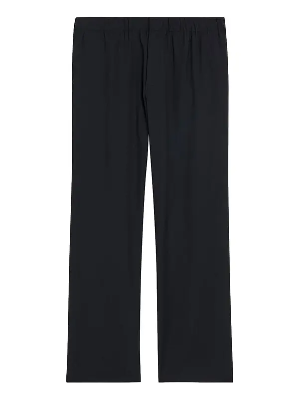 Sandro Wool-blend Trousers - Navy