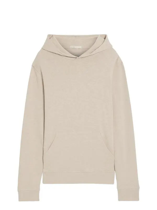 Onia French Cotton Terry Hoodie - Ecru