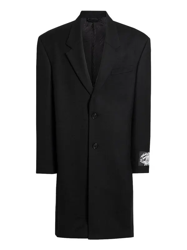 Acne Studios Wool-gabardine Coat - Black