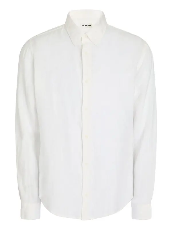 Sandro Linen Shirt - Off-white