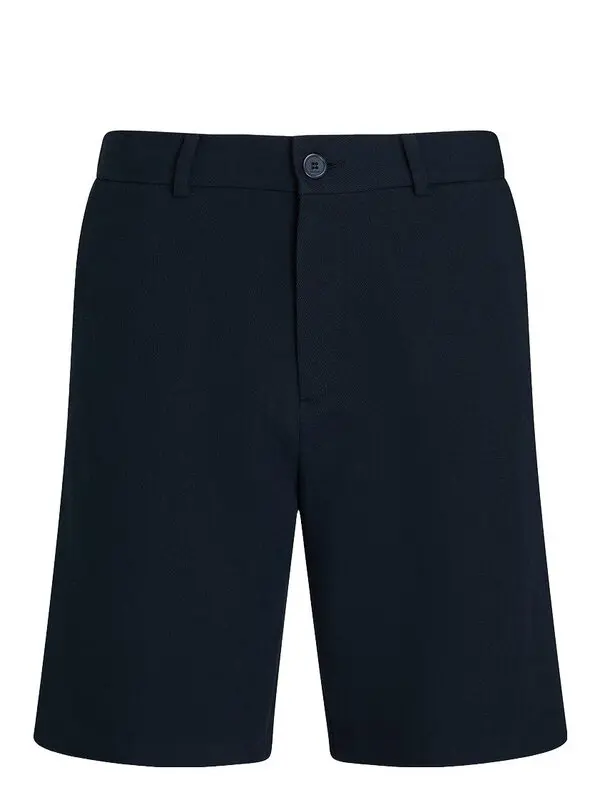 Sandro Cotton-twill Shorts - Midnight Blue