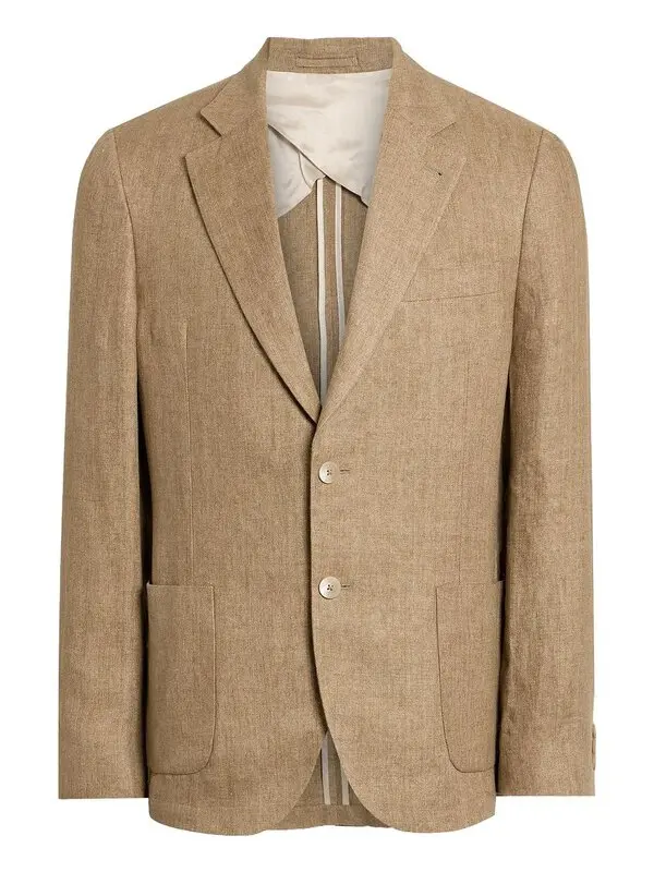 Frescobol Carioca Linen Blazer - Light Brown