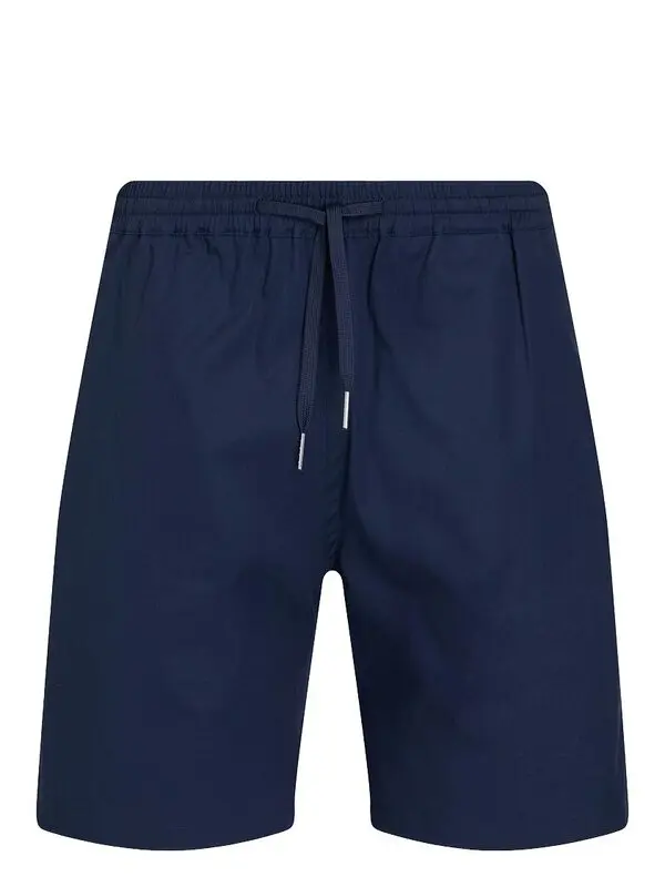 Sandro Cotton-blend Twill Shorts - Midnight Blue