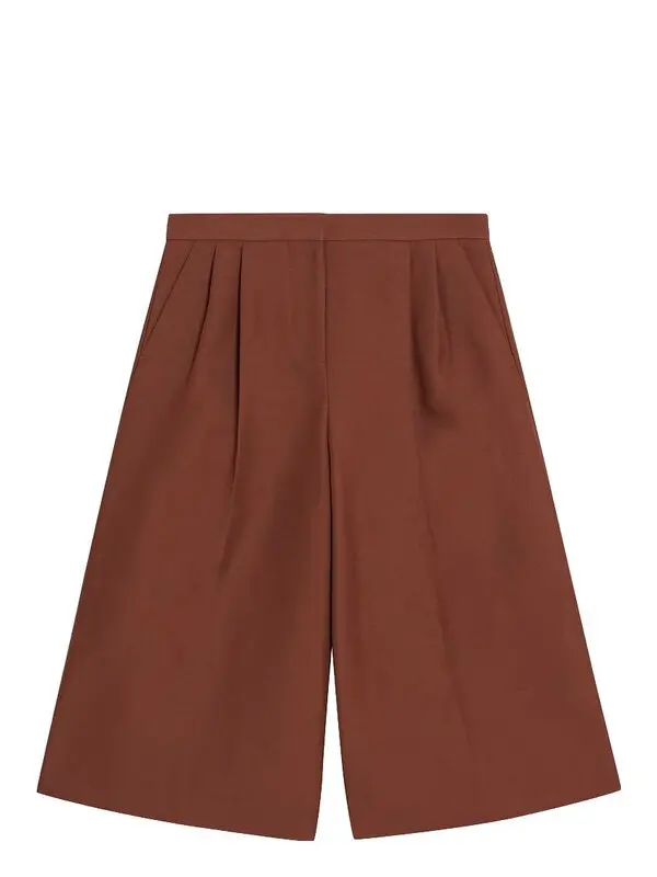 Marni Cotton Culottes - Brown