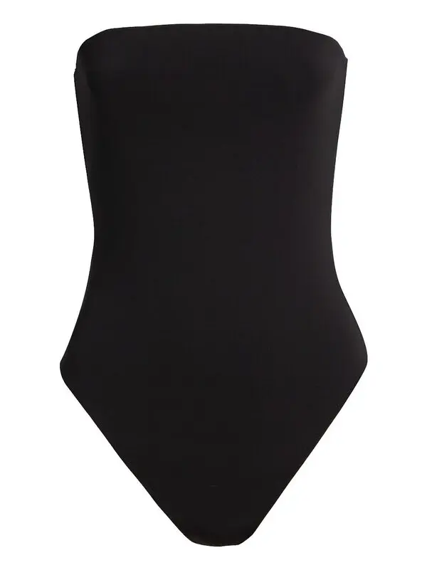 Alice + Olivia Naomi Strapless Bodysuit - Black