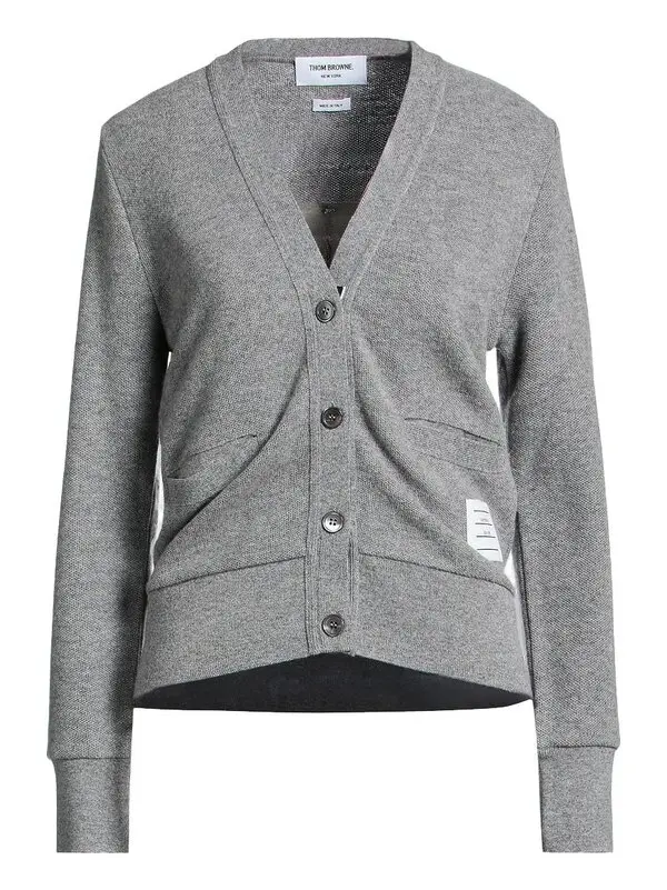 Thom Browne Cashmere Cardigan - Gray