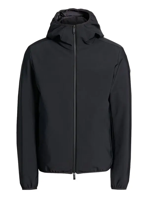Moncler Shell Hooded Down Jacket - Black