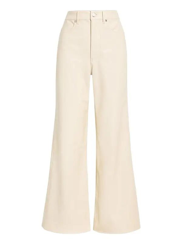 Veronica Beard Taylor Wide-leg Pants - Cream