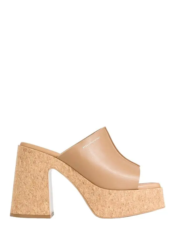 Stella McCartney Skyla Platform Mules - Light Brown
