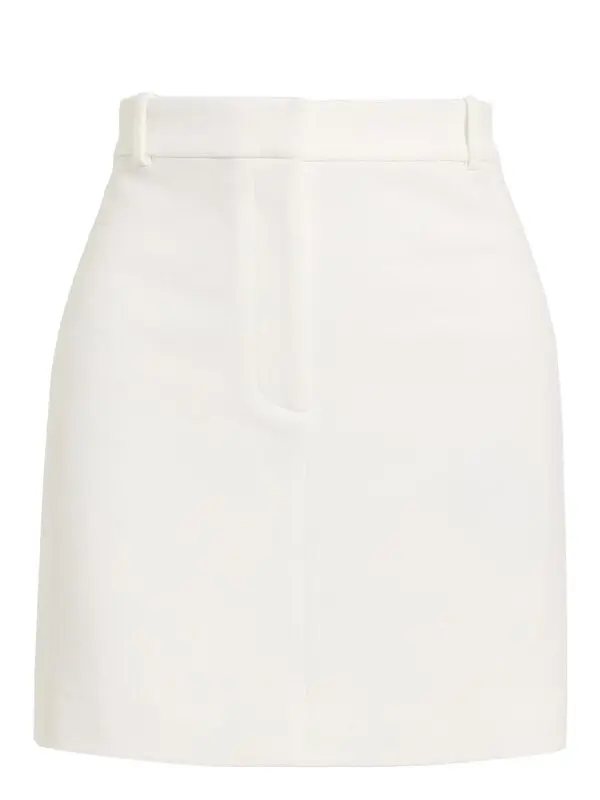 Veronica Beard Sadie Tweed Mini Skirt - White