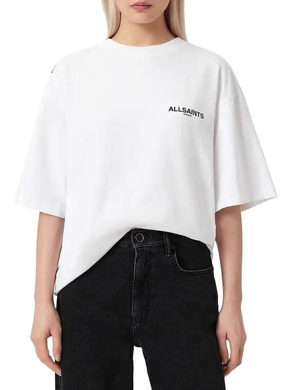ALLSAINTS Swoop Amelie Tee - Optic White