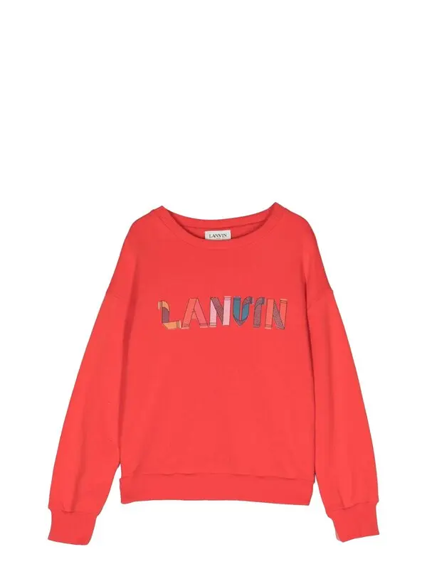 LANVIN Logo Sweatshirt - Red