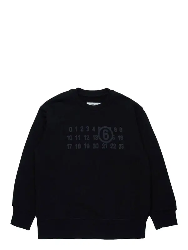 MAISON MARGIELA Jersey With Logo - Black