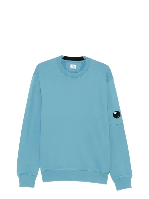 C.P. COMPANY Cotton Crewneck Sweatshirt - Blue