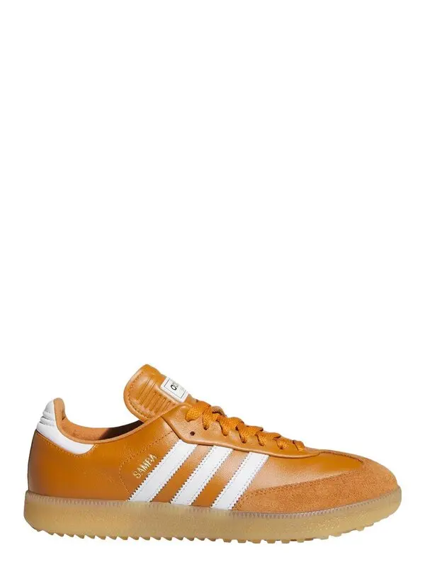 Adidas Samba Spikeless Golf Sneakers - Rustic Orange/cloud White/gum