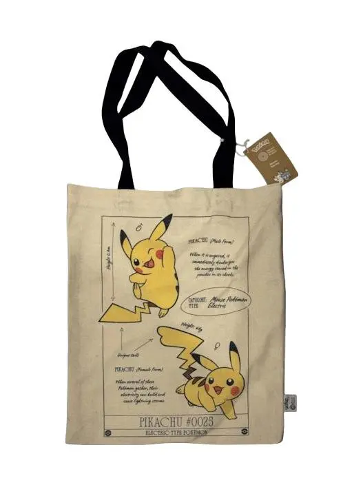 POKEMON X Natural History Museum Pikachu Tote - Multicolor