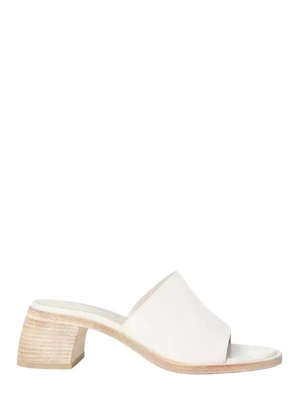 ANN DEMEULEMEESTER Lyra Nappa Leather Sandals - White