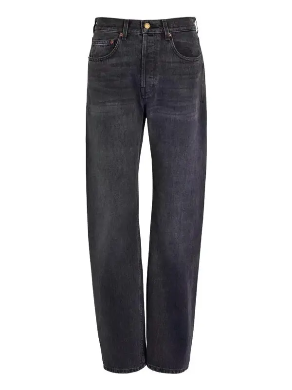 B Sides Buttoned Jeans - Black