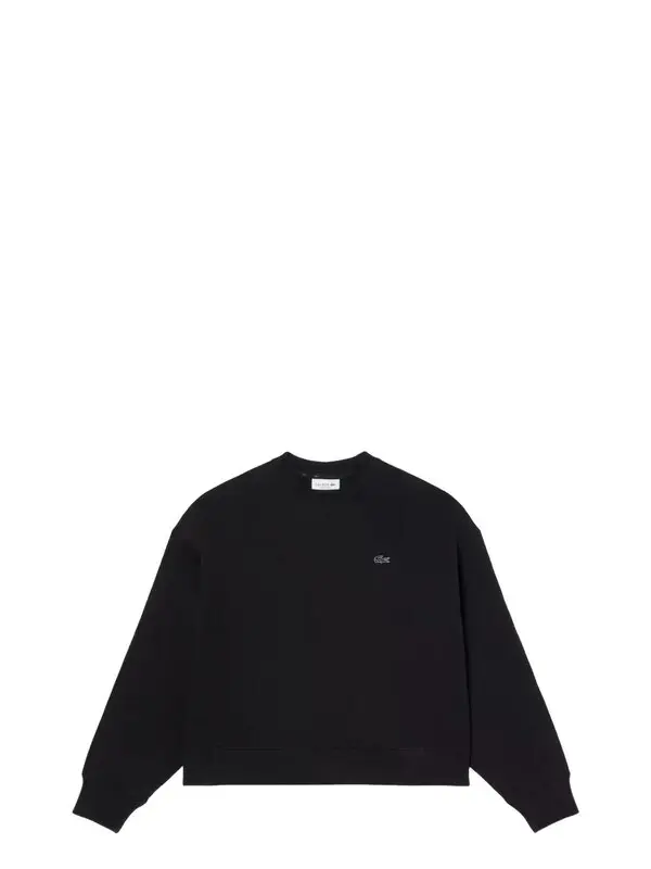 Lacoste Logo-embroidered Sweatshirt - Black