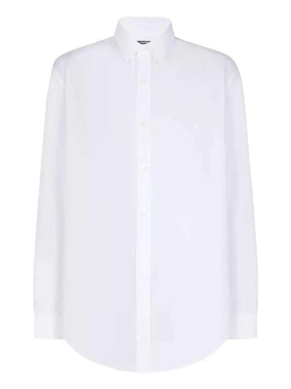 Balmain Cotton Poplin Shirt - White