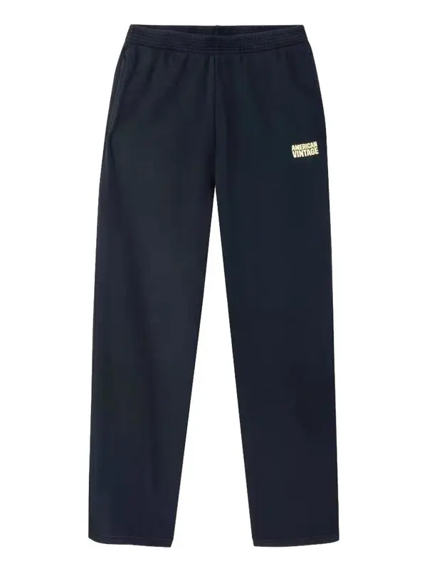 American Vintage Plizzy Track Pants - Blue