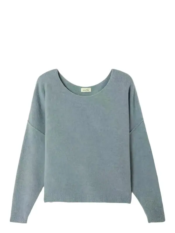 American Vintage Dropped-shoulder Sweater - Blue