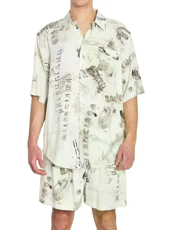 Balenciaga Pyjama Shirt - Neutrals