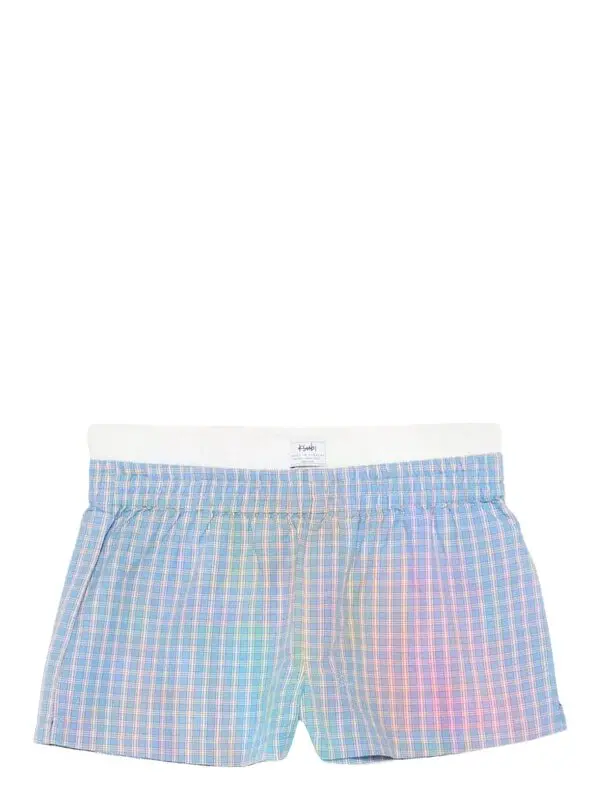 Ksubi Check Boxer Shorts - Blue