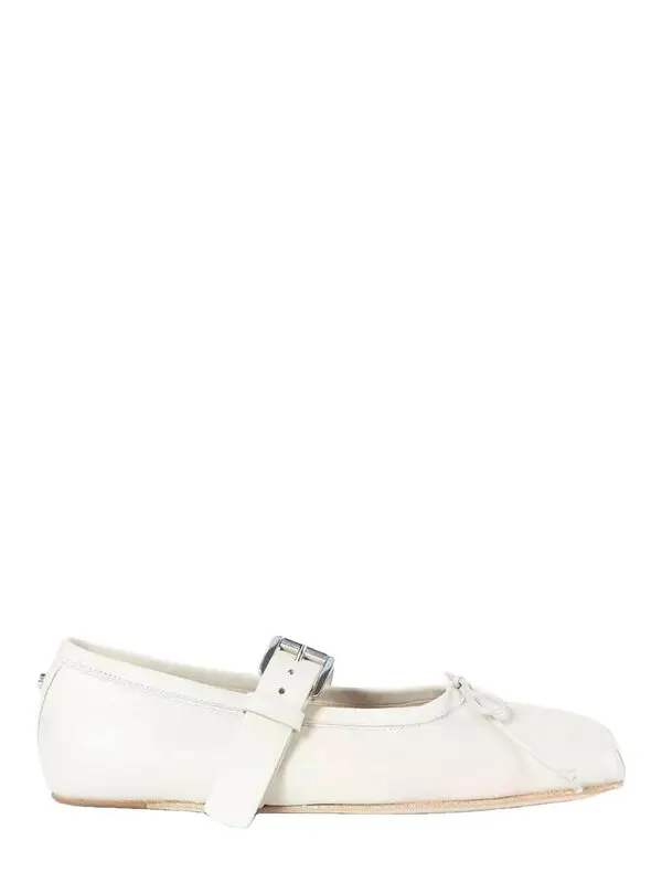 ANN DEMEULEMEESTER Zoey Buckle Ballerinas - White