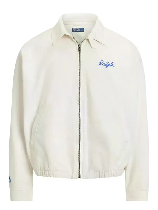 Polo Ralph Lauren Logo-embroidered Windbreaker Jacket - White