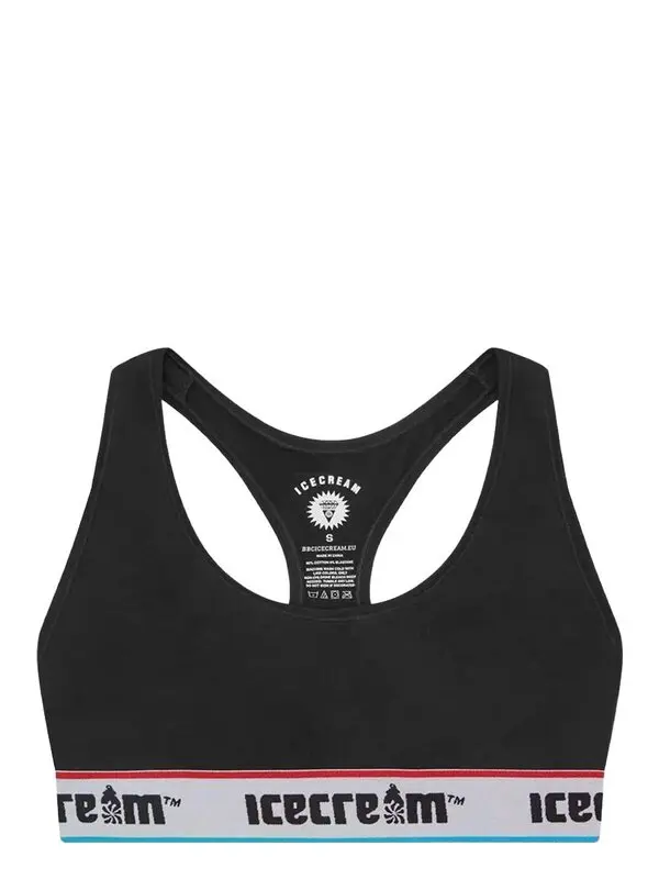 ICECREAM Logo-band Top - Black