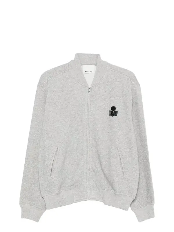 MARANT Logo Zip Jacket - Grey