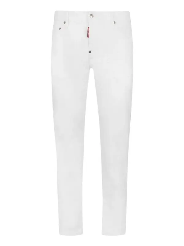 Dsquared2 Belt-loops Jeans - White