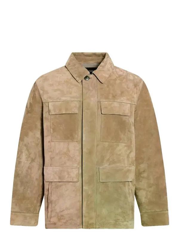 YVES SALOMON Suede Jacket - Neutrals