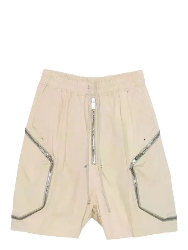 Rick Owens Zip Drawstring Shorts - Neutrals