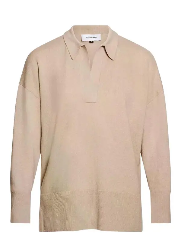 YVES SALOMON Knit Top - Neutrals