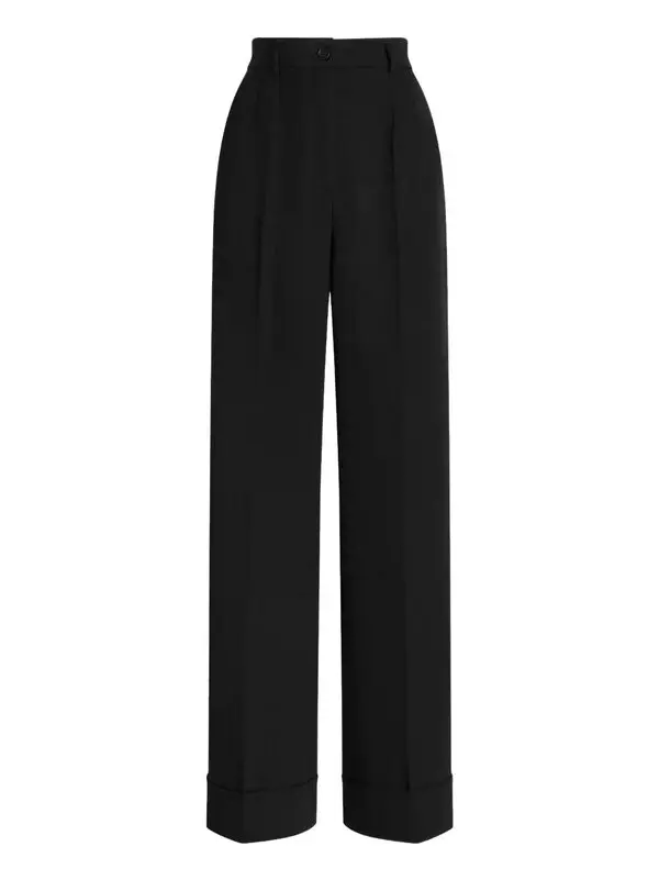 Dolce & Gabbana Pleated Trousers - Black