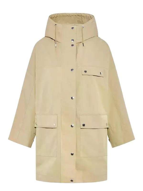 YVES SALOMON Hooded Parka - Neutrals