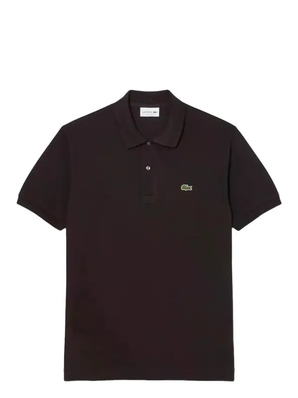 Lacoste Buttoned Polo Shirt - Brown