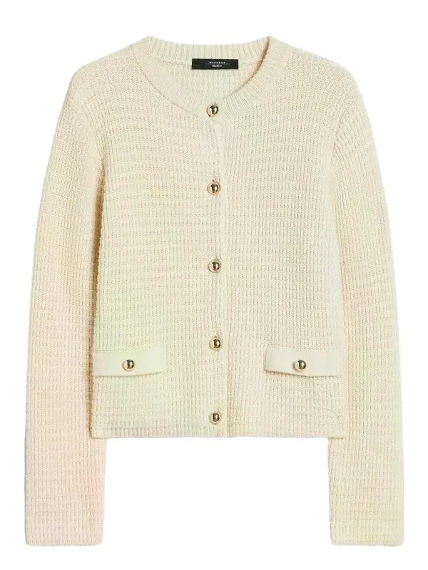 Max Mara Button Pocket Cardigan - Neutrals