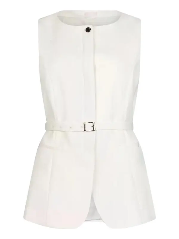 Liu Jo Belted Waistcoat - Neutrals