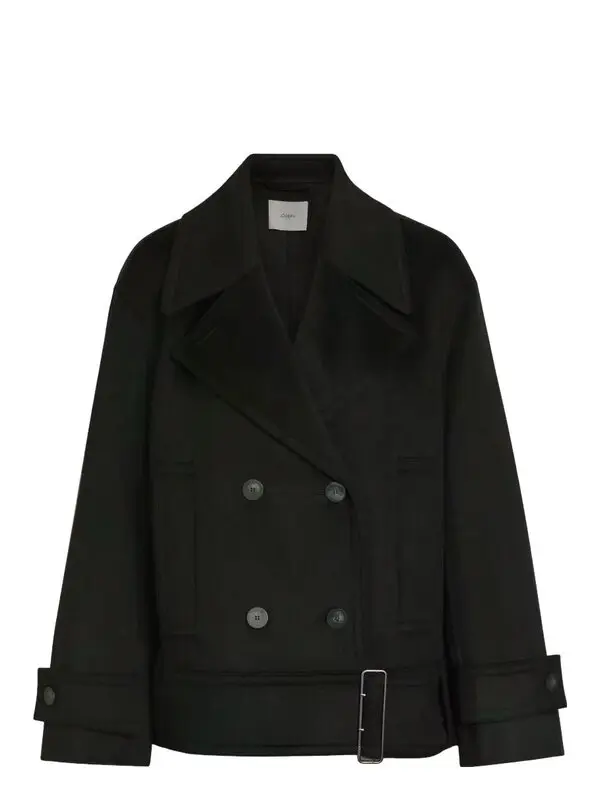 JOSEPH Weston Belted Jacket - Black