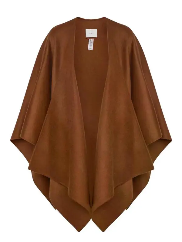 JOSEPH Cassidy Cape Coat - Brown