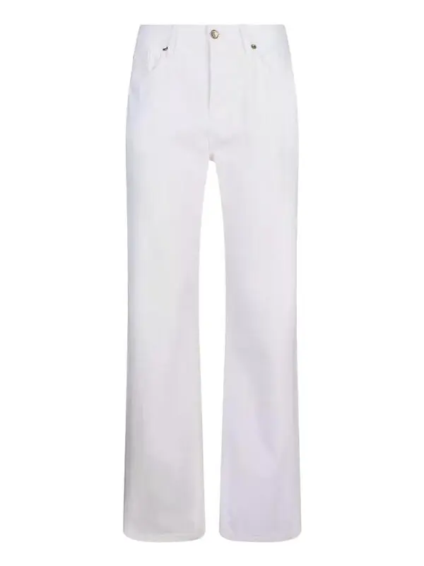 Liu Jo Five-pocket Mid-rise Jeans - White