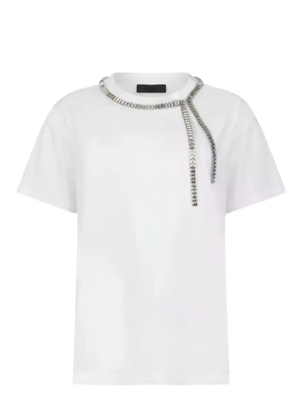 Liu Jo Embellishment-detail T-shirt - White